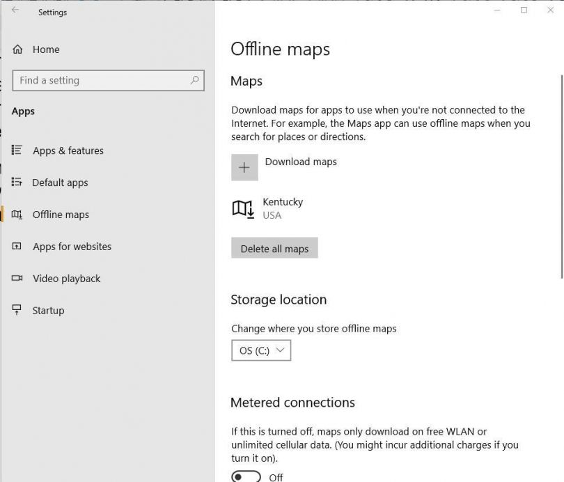 How to configure and download offline maps in Windows 10 | TechRepublic
