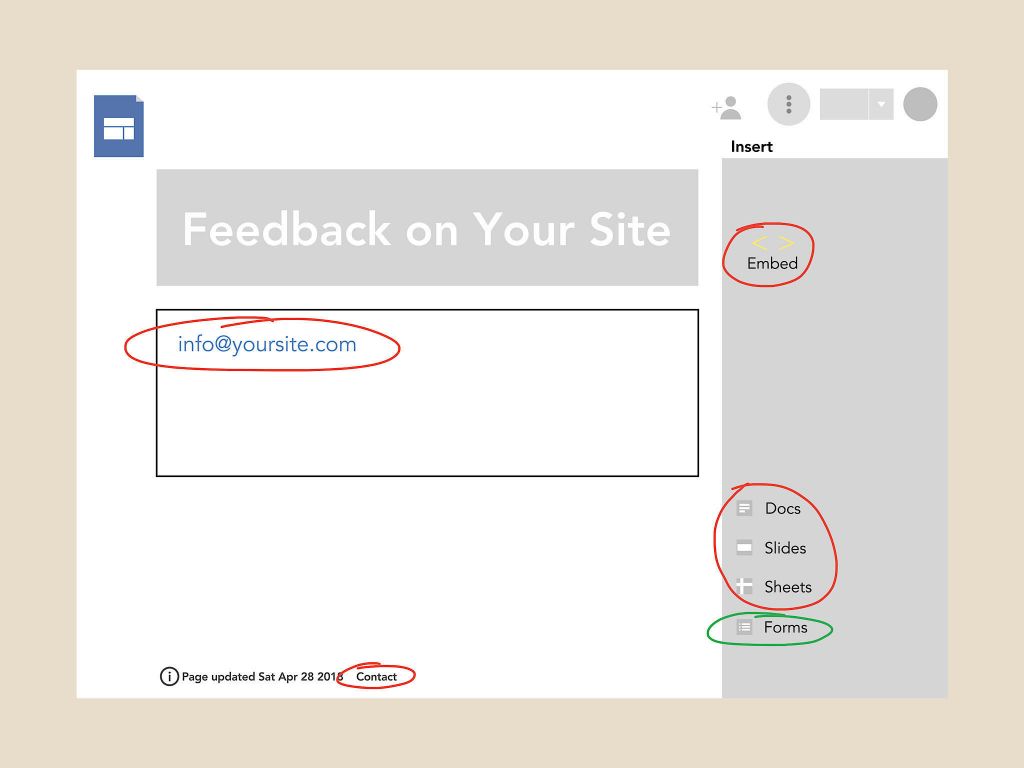How to gather feedback with a Google Site - TechRepublic