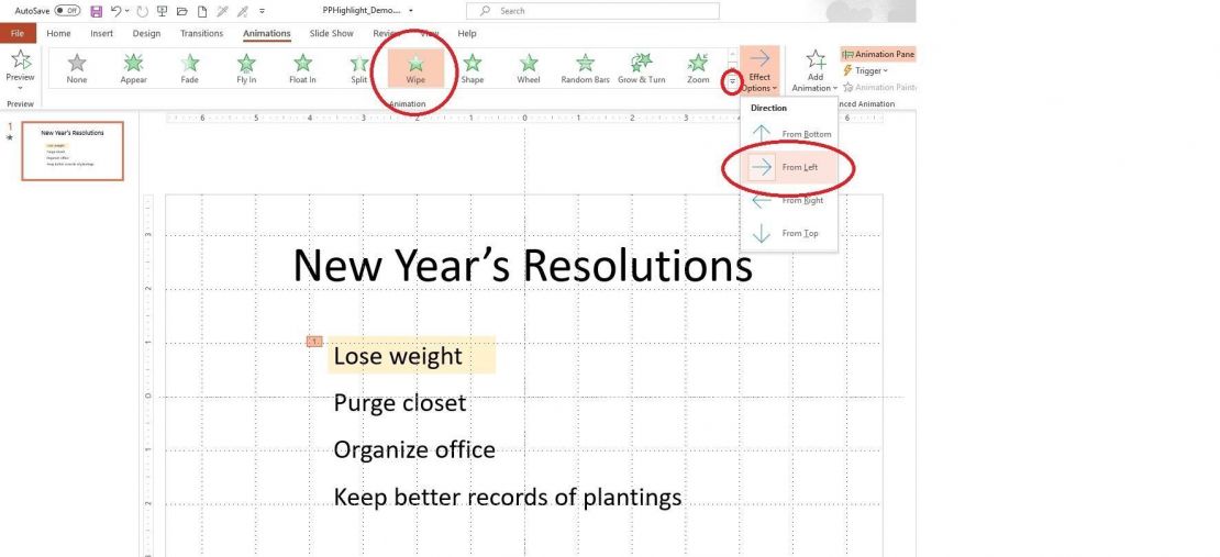 How to use color in a PowerPoint slide to highlight information ...