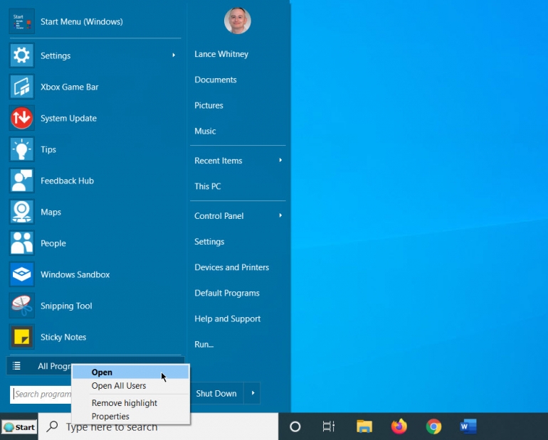 How to use Open Shell as your Windows 10 Start menu