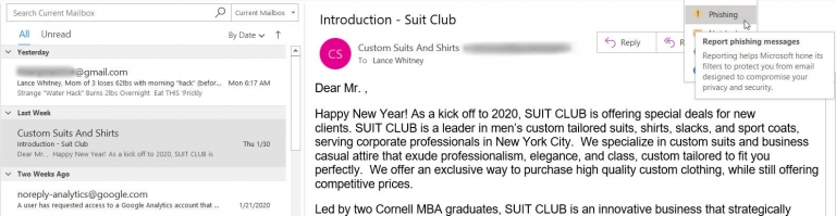 How to report a phishing or spam email to Microsoft | TechRepublic