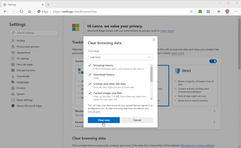 How to manage security and privacy in the new Microsoft Edge browser ...