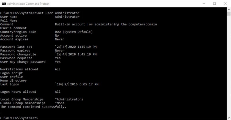 How to Enable or Disable Administrator Accounts in Windows 10