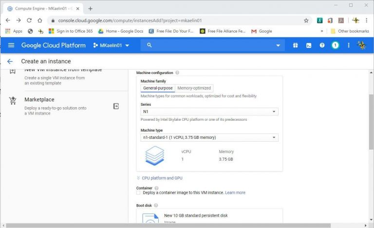 How to create a virtual machine in Google Cloud Platform | TechRepublic