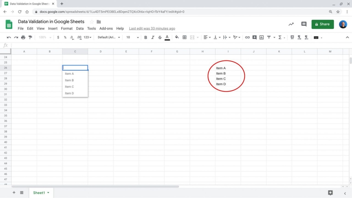 How to edit a drop-down list in Google Sheets - TechRepublic