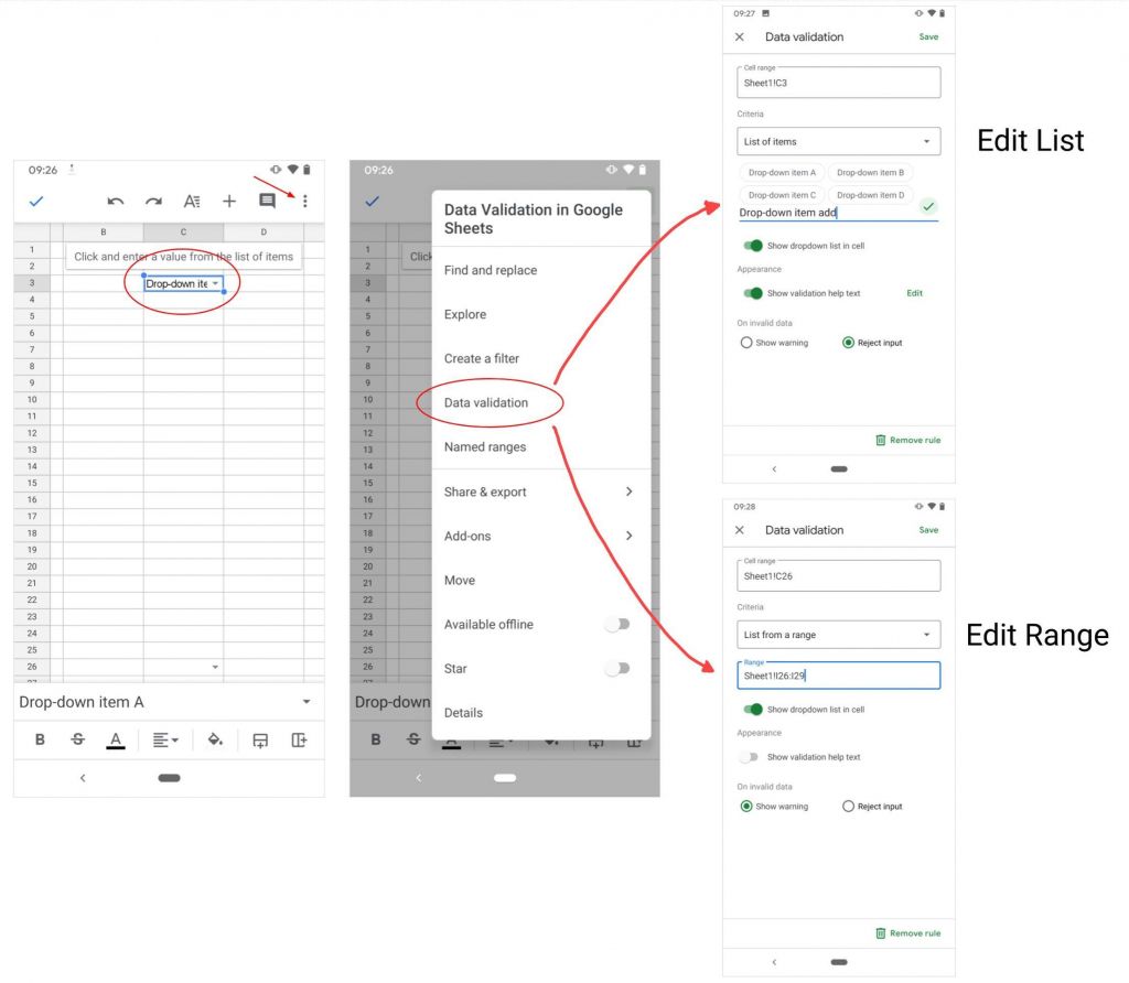 How to edit a drop-down list in Google Sheets - TechRepublic