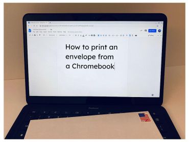 How to print an envelope from a Chromebook or Google Docs - TechRepublic