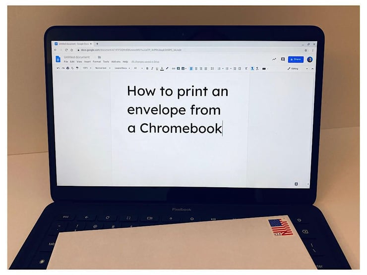How to print an envelope from a Chromebook or Google Docs - TechRepublic