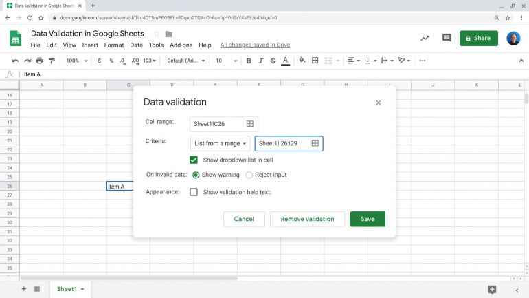 How to edit a drop-down list in Google Sheets - TechRepublic