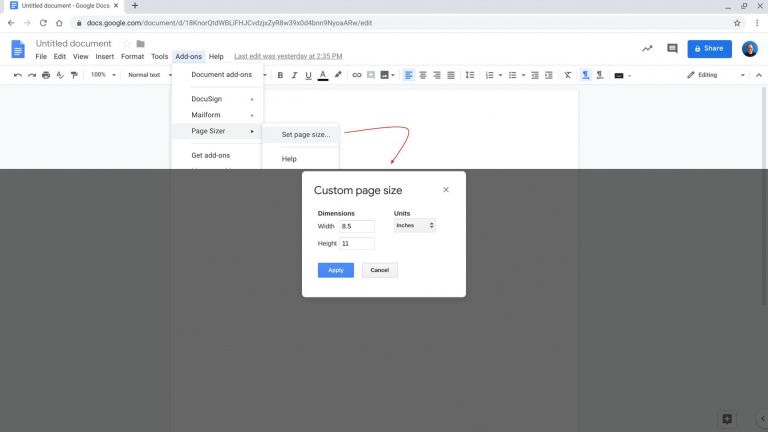 How to print an envelope from a Chromebook or Google Docs