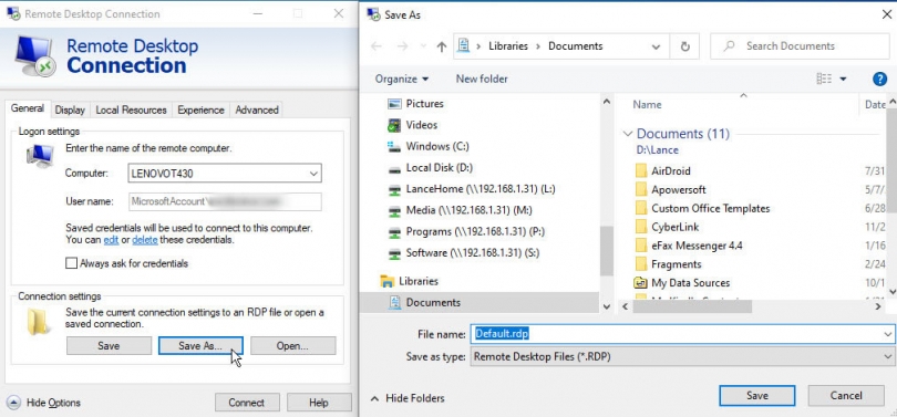 How to configure a remote desktop connection in Windows - TechRepublic