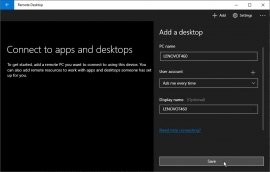 How to use the Windows 10 Remote Desktop app for remote connections