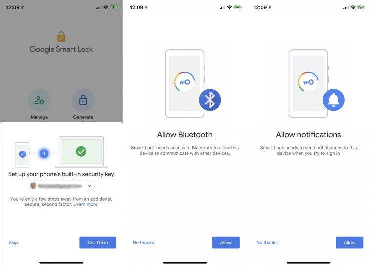 How to use an iPhone or Android device as the security key for your ...