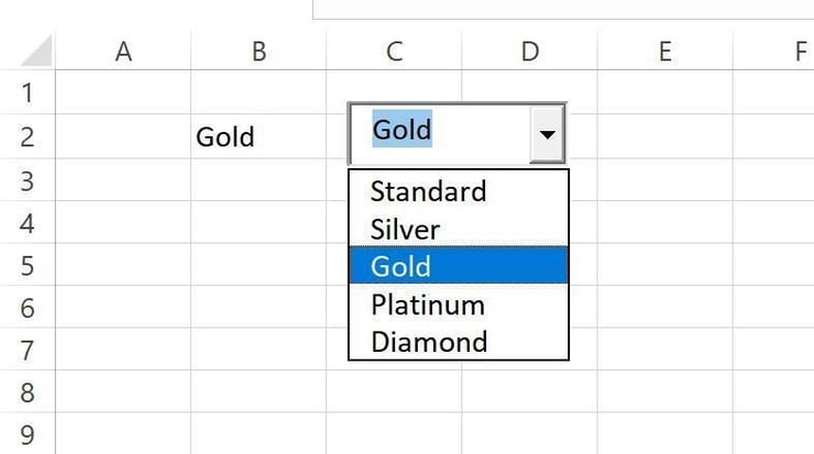 How to use the selected value in a combo to determine conditional ...