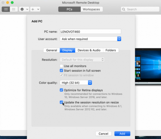 How to use Microsoft's Remote Desktop Connection version 10 for macOS - TechRepublic