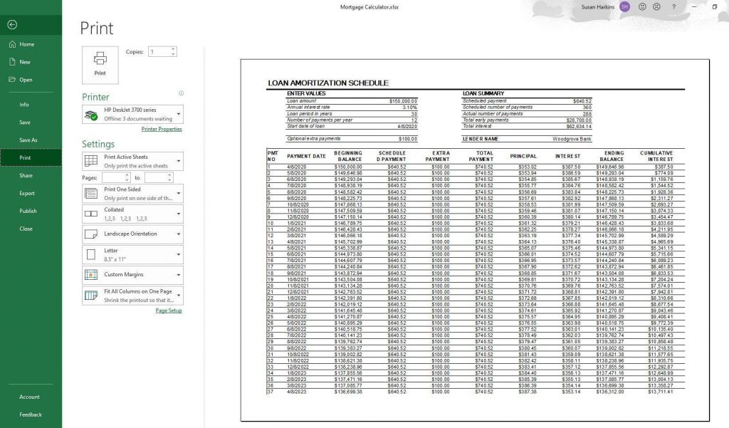 如何轻松打印黑白 Excel 工作表 - Flnug.com