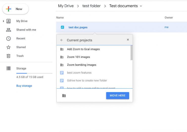 How to create folders and move files in Google Drive - TechRepublic