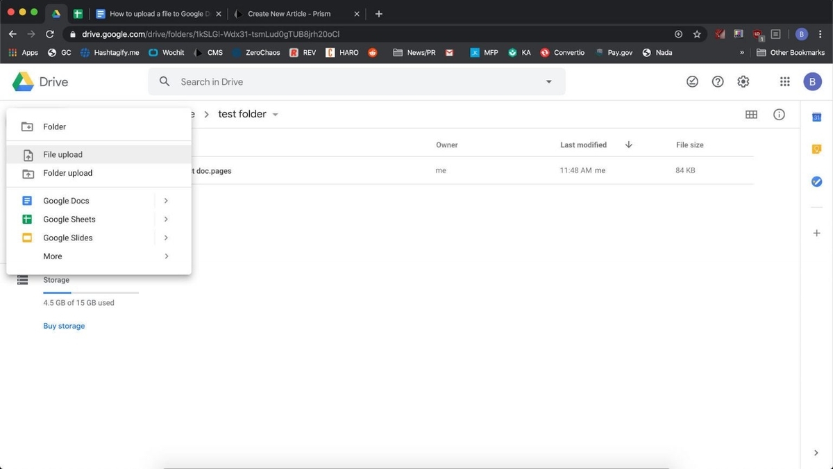 How to upload a file to Google Drive - TechRepublic