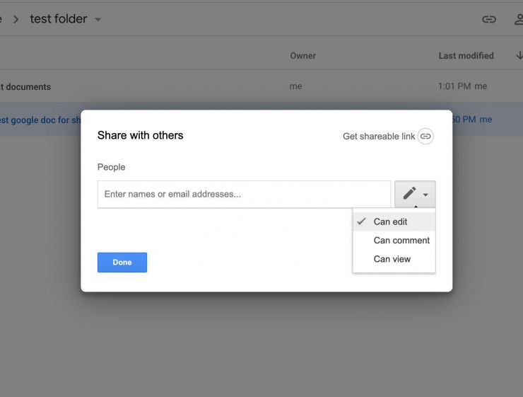 How to share files and folders in Google Drive