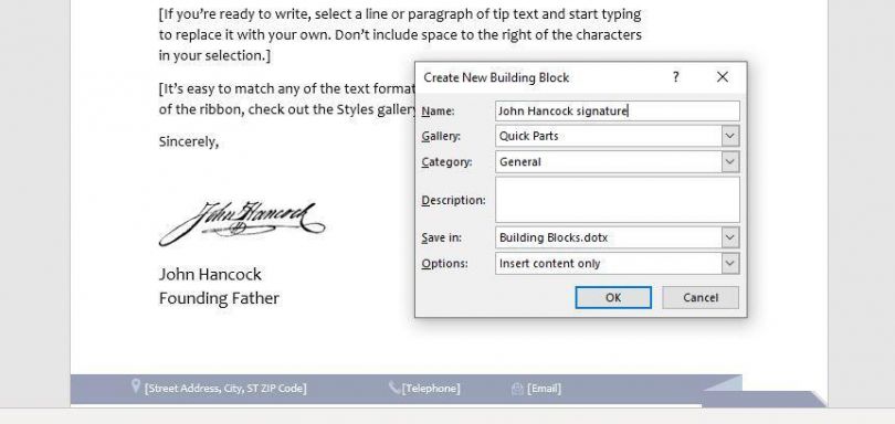 How to add an automated signature to a Microsoft Word document ...