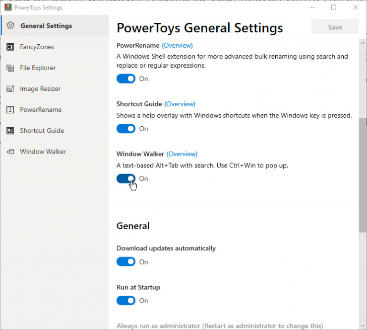 如何在 Windows 10 PowerToys 中使用 Window Walker 工具查找打开的应用程序 - Flnug.com