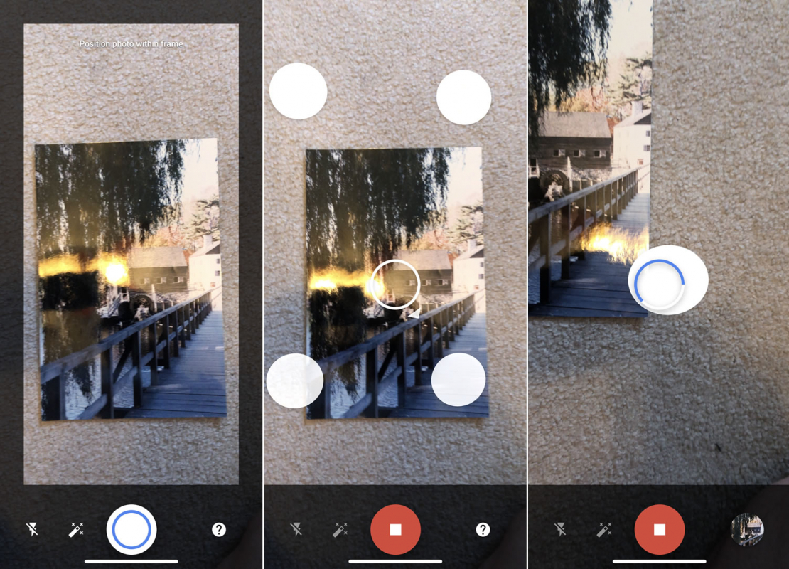 How to use Google's PhotoScan to scan images