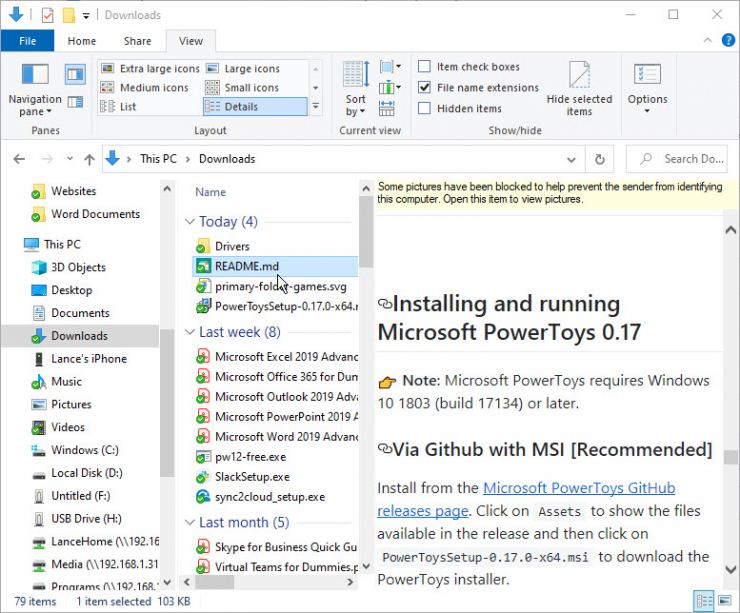 How to use the Preview Pane add-on for File Explorer in Windows 10 ...