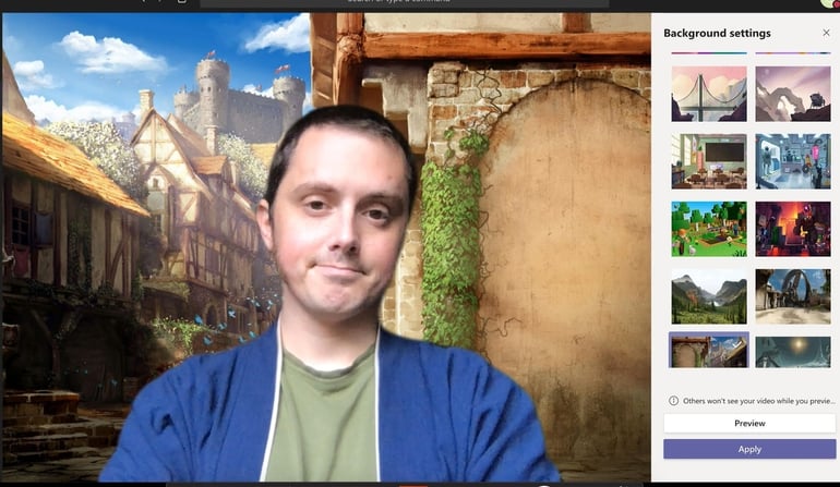 How to blur and change your background in Microsoft Teams - TechRepublic