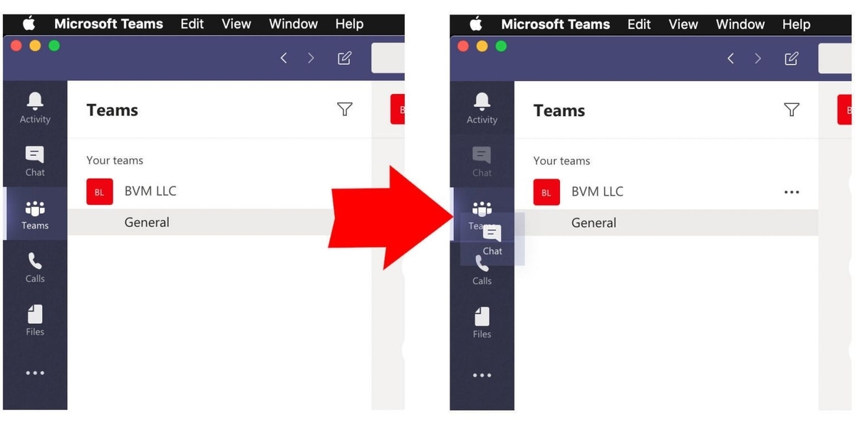 How to customize the Microsoft Teams app bar