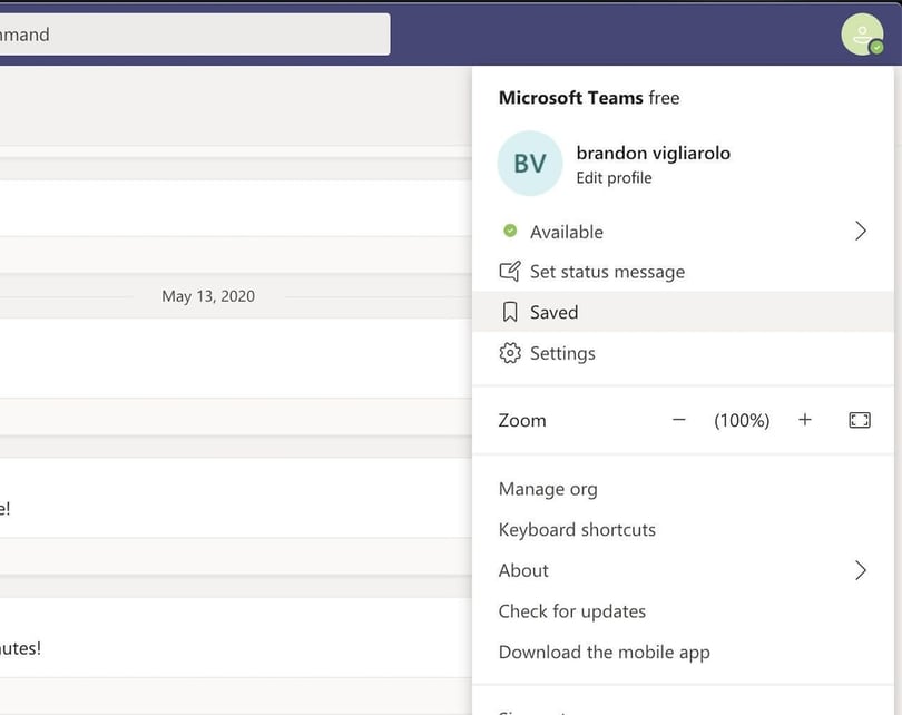 How to save and delete messages in Microsoft Teams - TechRepublic