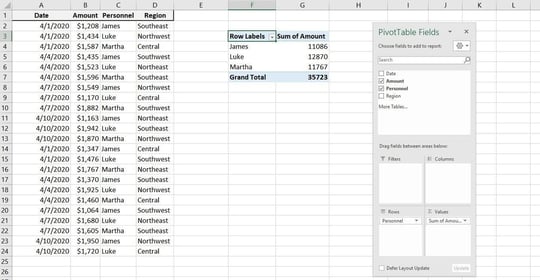 How to use Excel's PivotTable tool to turn data into meaningful ...