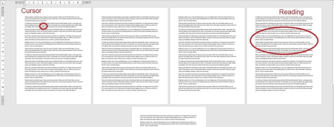 Two ways to return to where you last were in a Microsoft Word document ...