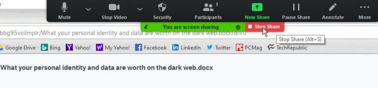 How to share documents from the cloud during a Zoom meeting - TechRepublic