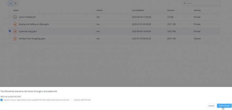 How to share documents from the cloud during a Zoom meeting - TechRepublic