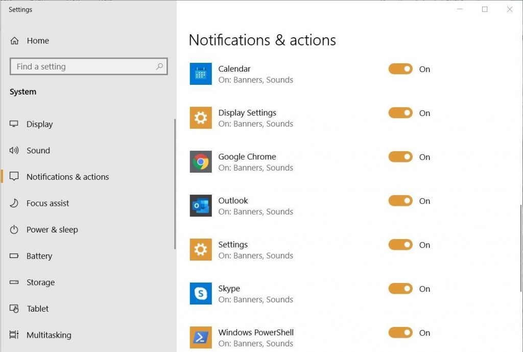How to enable old-style Outlook notifications in Windows 10