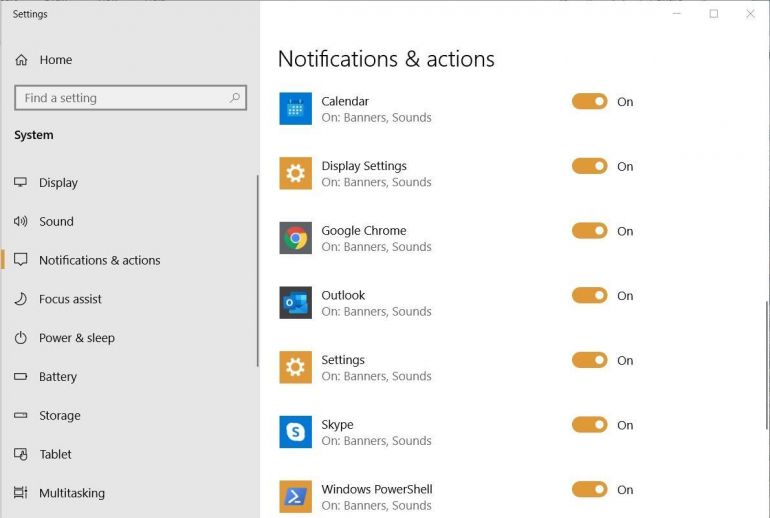 How to enable old-style Outlook notifications in Windows 10
