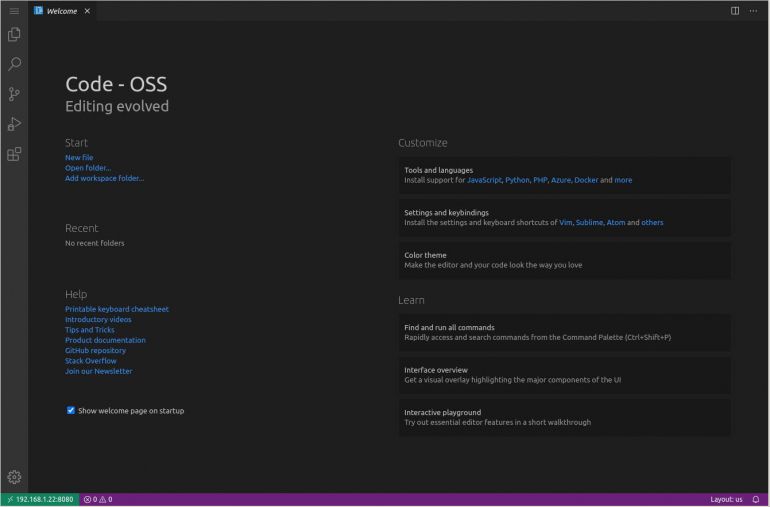 How to run an instance of Visual Studio Code over your network ...