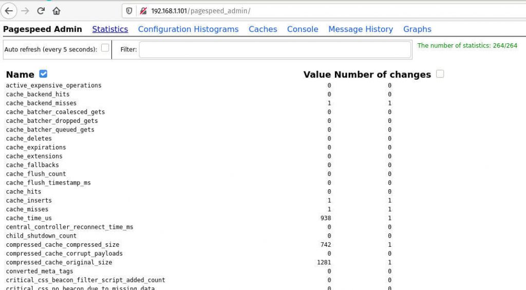 How to speed up Apache web loads with mod_pagespeed