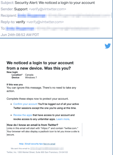 Phishing attack spoofs Twitter to steal account credentials - TechRepublic