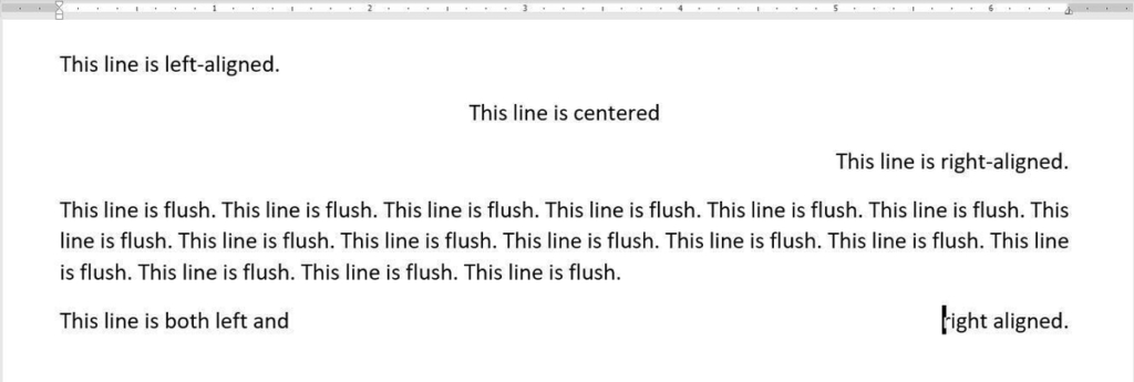 How to apply left and right text alignment in Word | TechRepublic