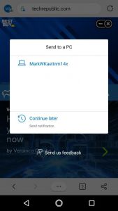 How to use the Continue on PC feature in Windows 10 - TechRepublic