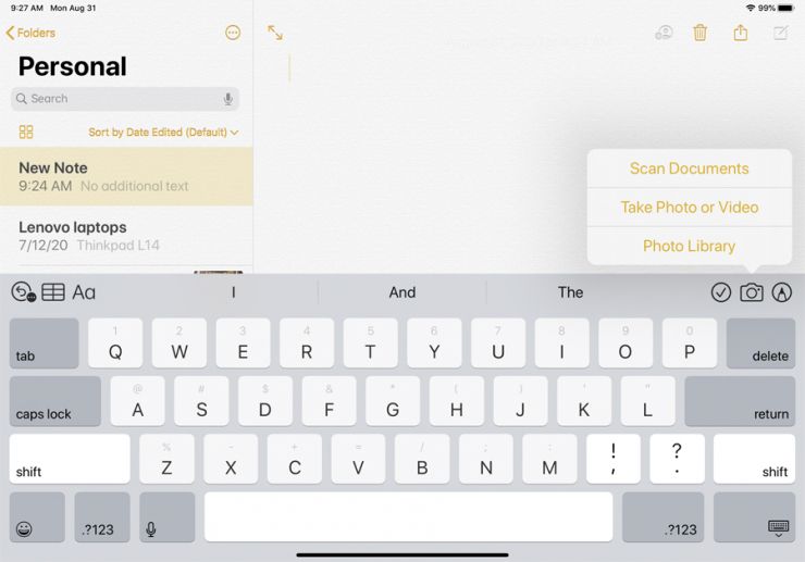 How to scan a document on your iPhone or iPad via the Notes app ...