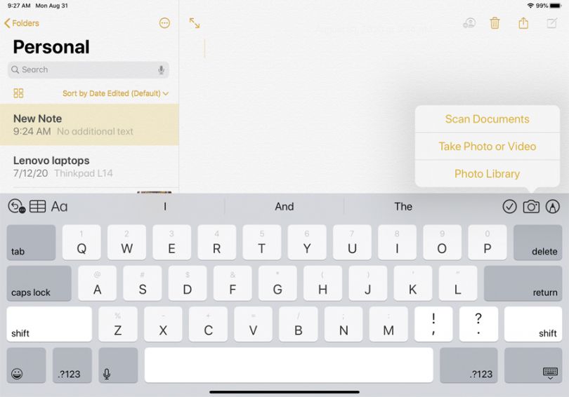 How to scan a document on your iPhone or iPad via the Notes app ...