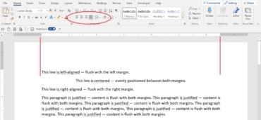 How to apply left and right text alignment in Word | TechRepublic