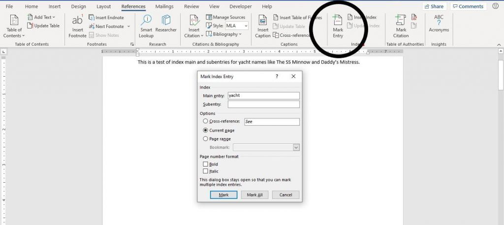 How to easily switch main entry and subentry terms in a Word index ...