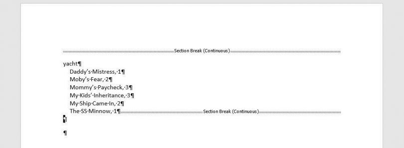 How to easily switch main entry and subentry terms in a Word index ...