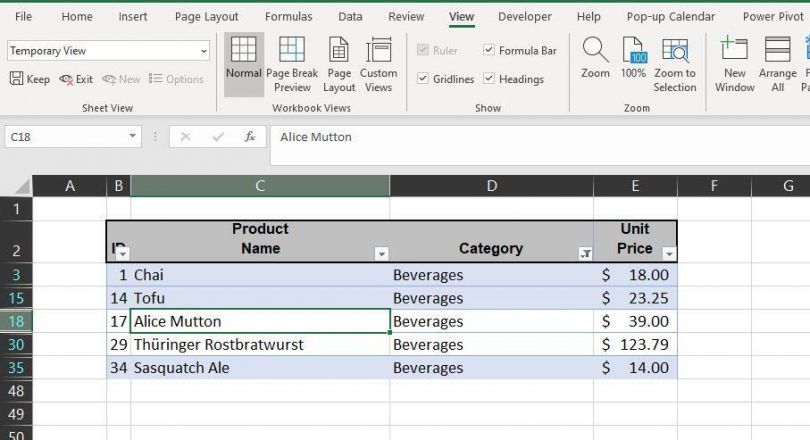 How to use sheet view for more flexible collaboration in Excel