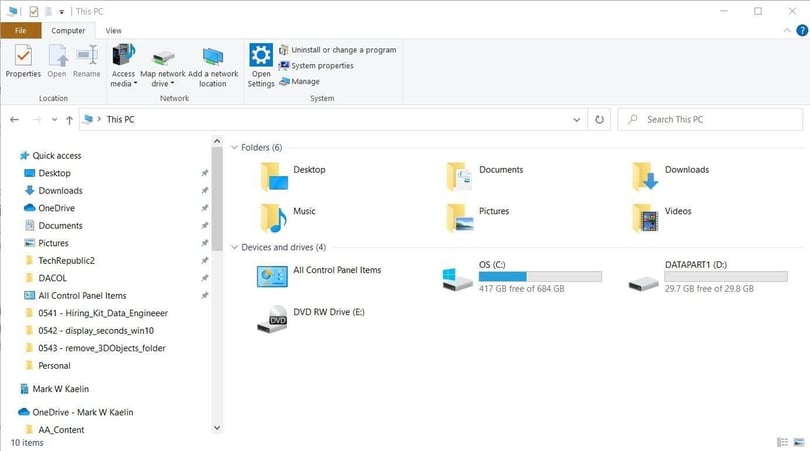How to remove the 3D Objects folder from File Explorer in Windows 10 ...