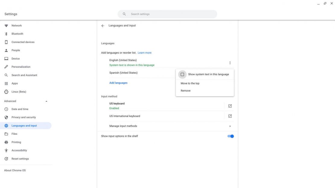 How to configure a Chromebook for Spanish and English - TechRepublic