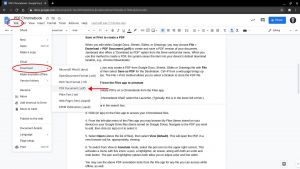 How to work with PDF files on a Chromebook